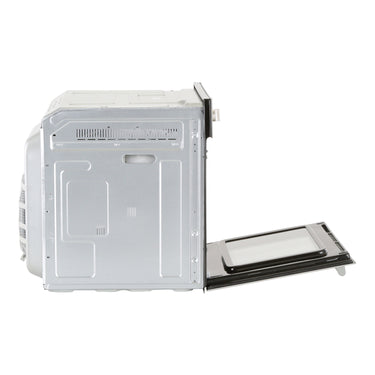 The Magic Chef 24-Inch Built-In Wall Oven has a sleek stainless steel ...